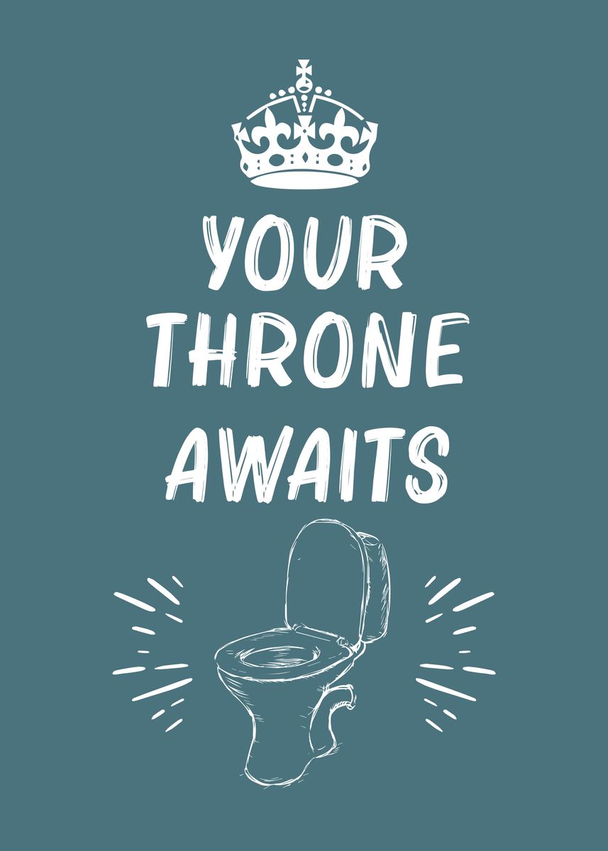 'Toilet' Poster by Daniel Seymour | Displate