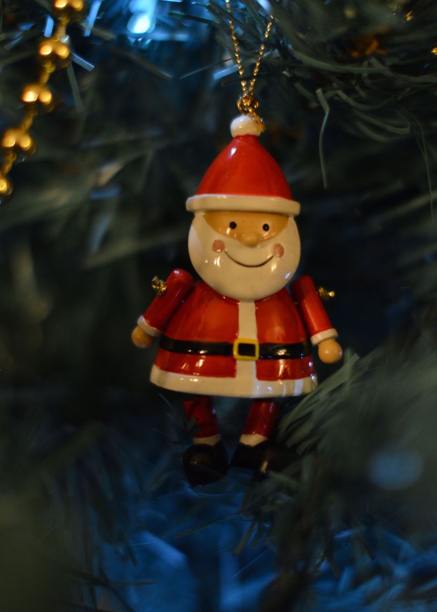 'Father Christmas' Poster, picture, metal print, paint by ...