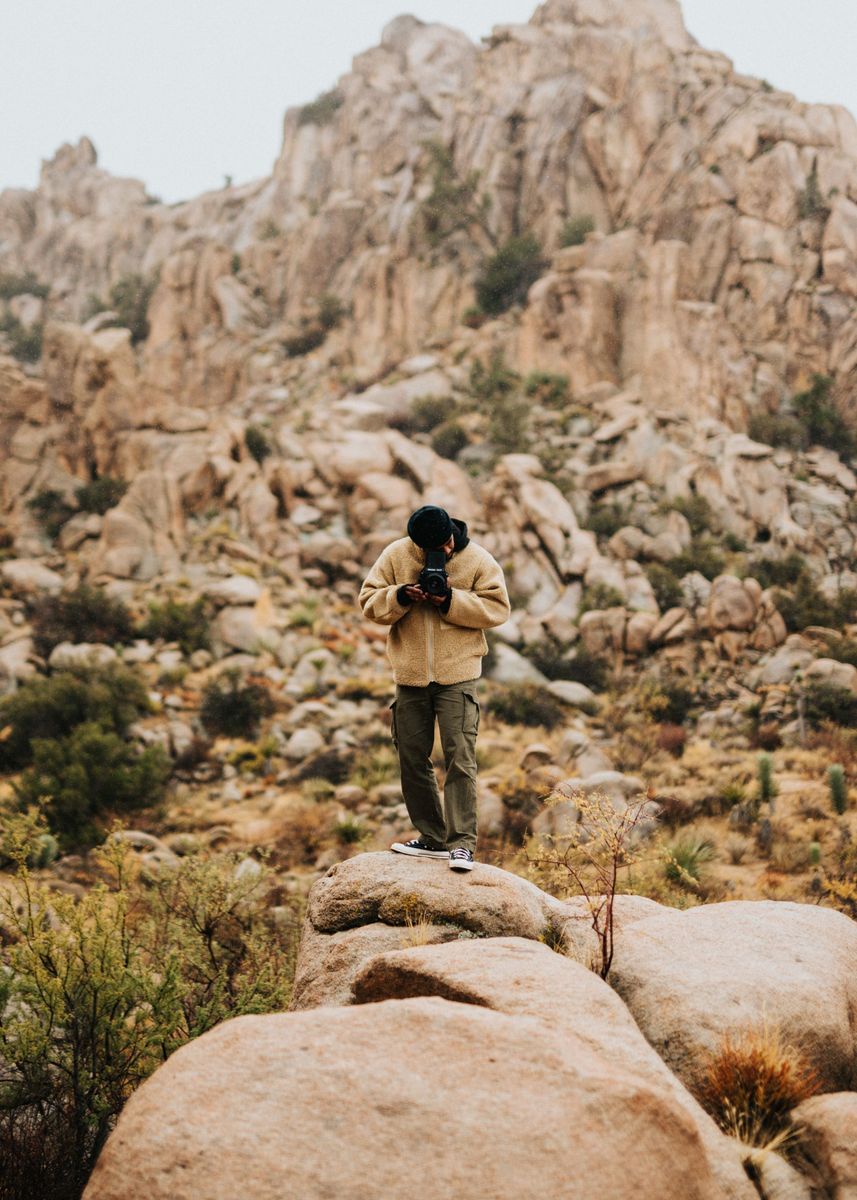 'Lone photographer' Poster, picture, metal print, paint by Sam Brady ...