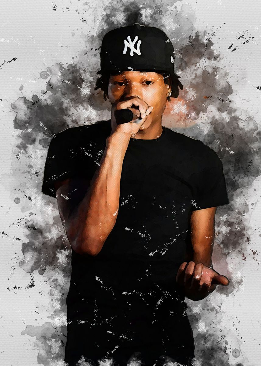 'Lil Baby Rapper Hip Hop' Poster, picture, metal print, paint by TrexNa ...