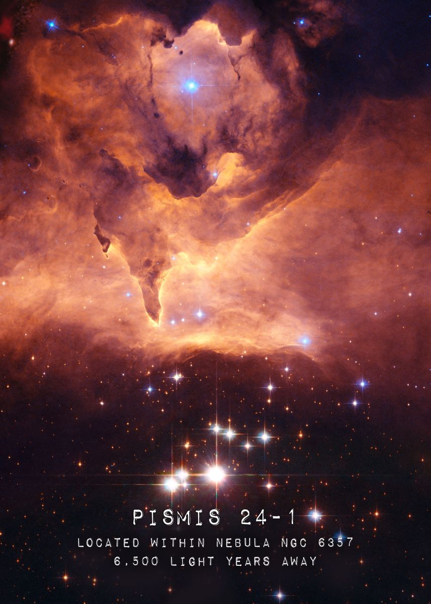 'Pismis 241 HD 319718' Poster, picture, metal print, paint by ...