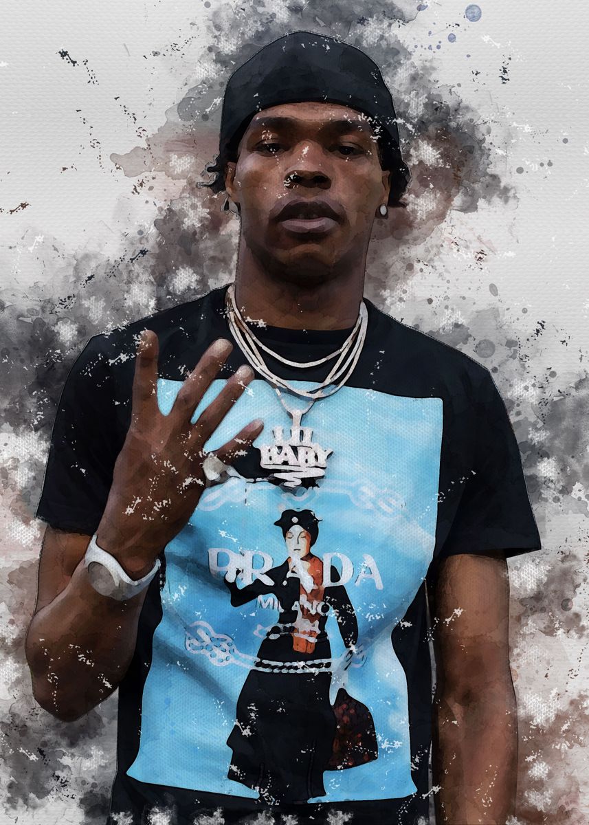 'Musician Hip Hop Lil Baby' Poster, picture, metal print, paint by ...