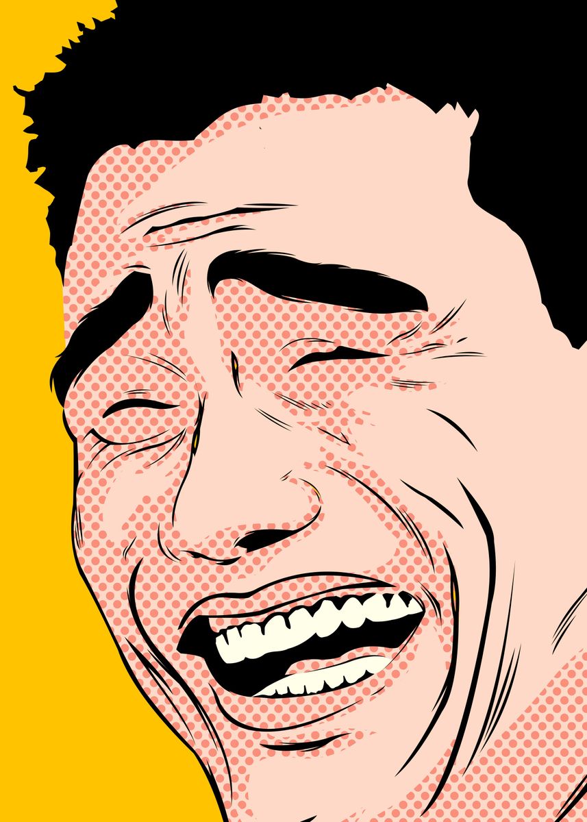 'Meme human joke' Poster by gilang ramadhan | Displate