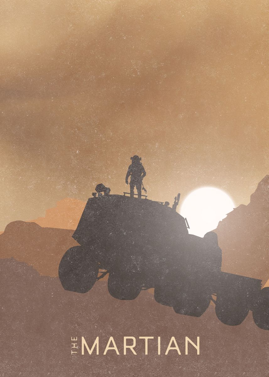 'The Martian' Poster, picture, metal print, paint by Kurizura Art ...