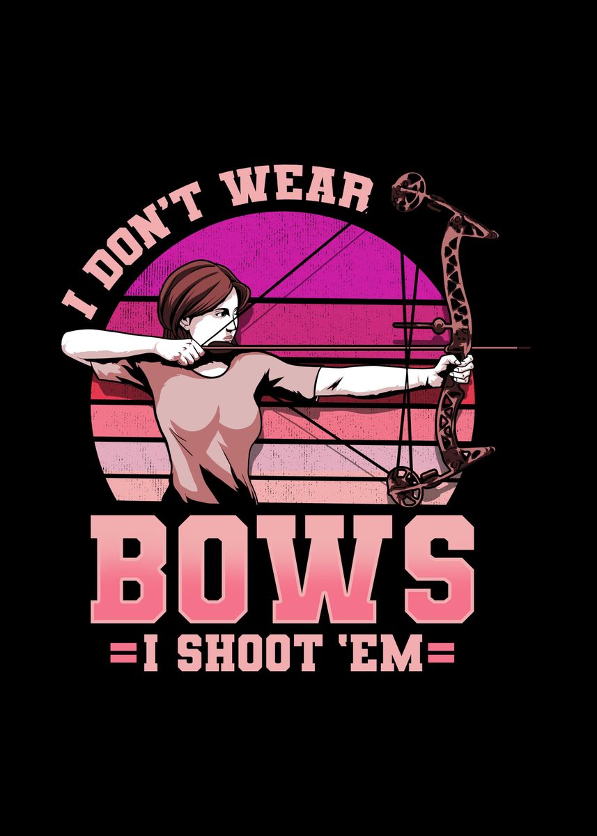 'Archery Archer Bow Hunting' Poster, picture, metal print, paint by ...