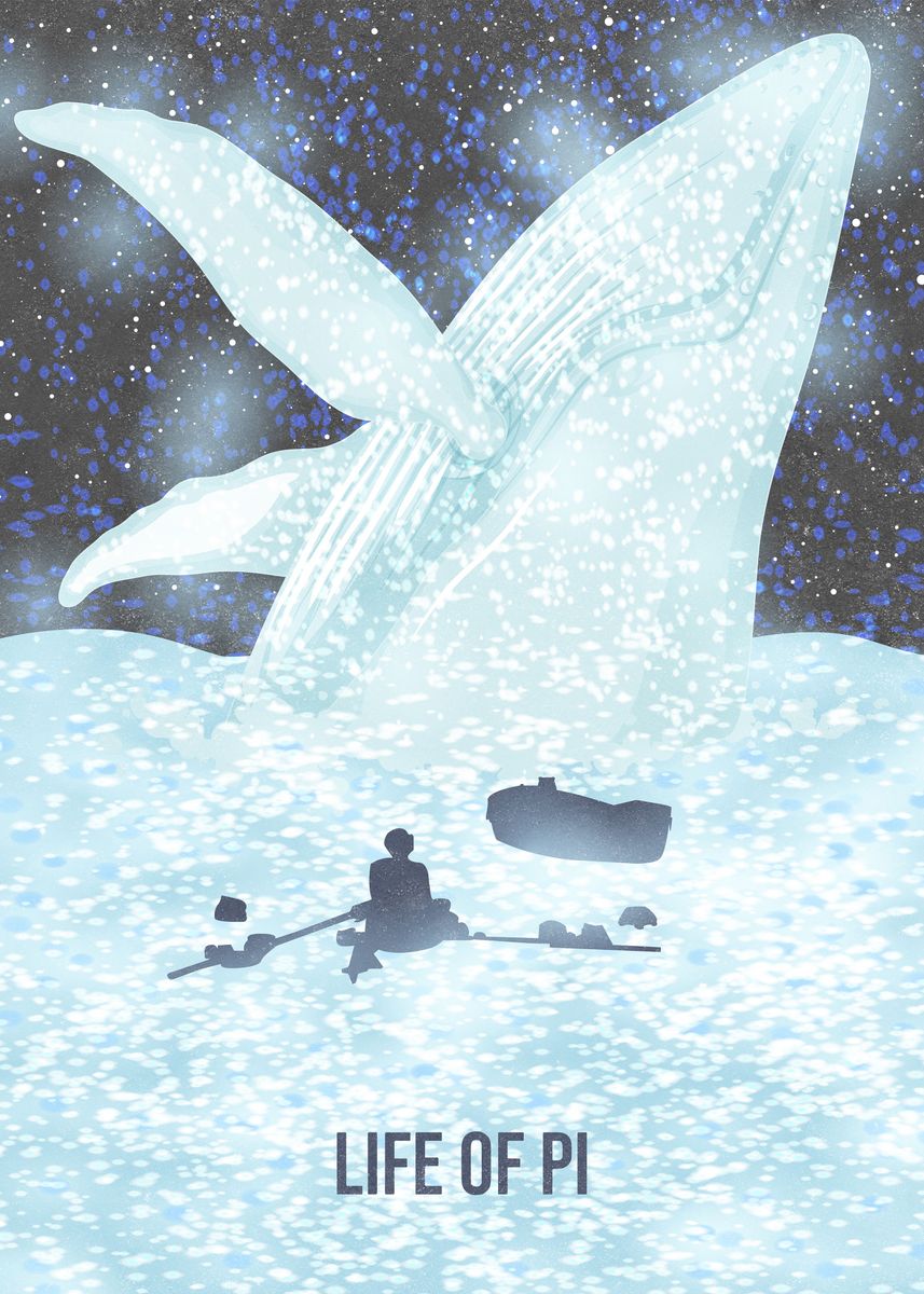 'Life of Pi' Poster, picture, metal print, paint by Kurizura Art | Displate