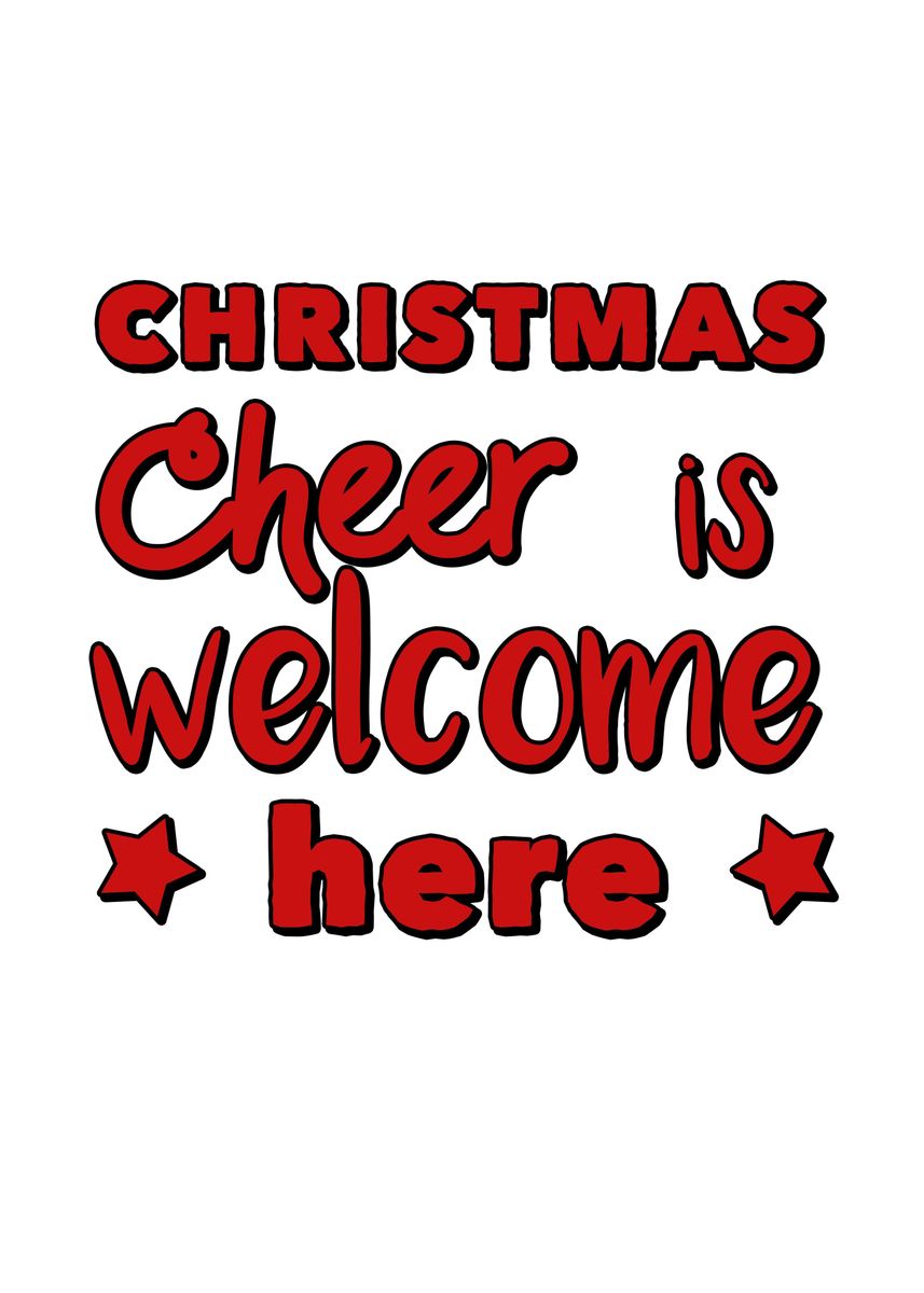 'Christmas Cheer' Poster by to42 | Displate