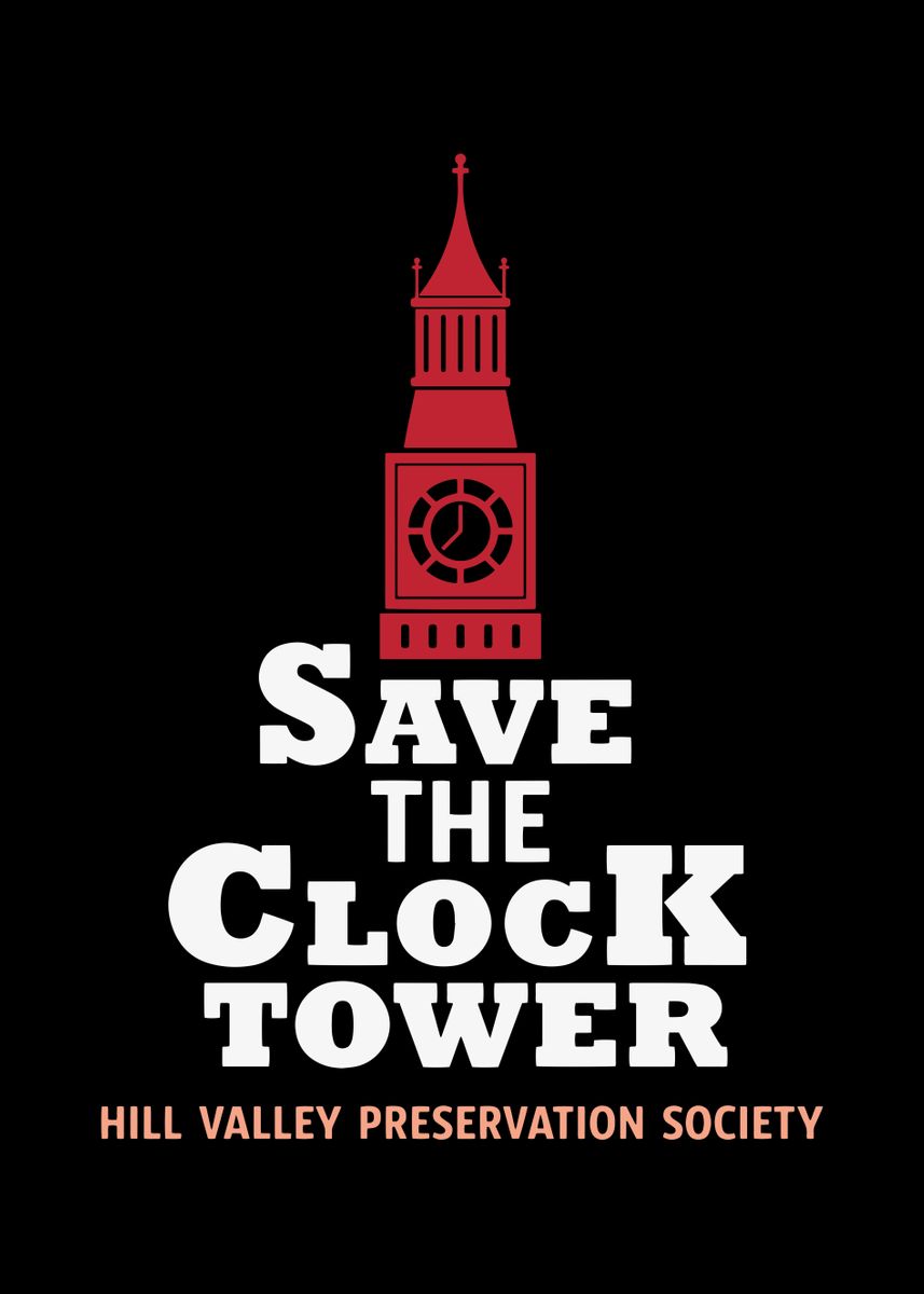 'The Clock Tower' Poster, picture, metal print, paint by Monster ...