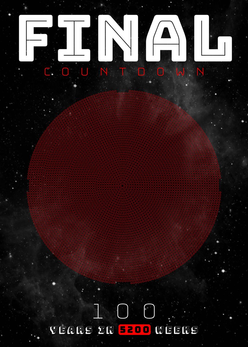 'FINALCOUNTDOWN Round IV' Poster by VIDI | Displate