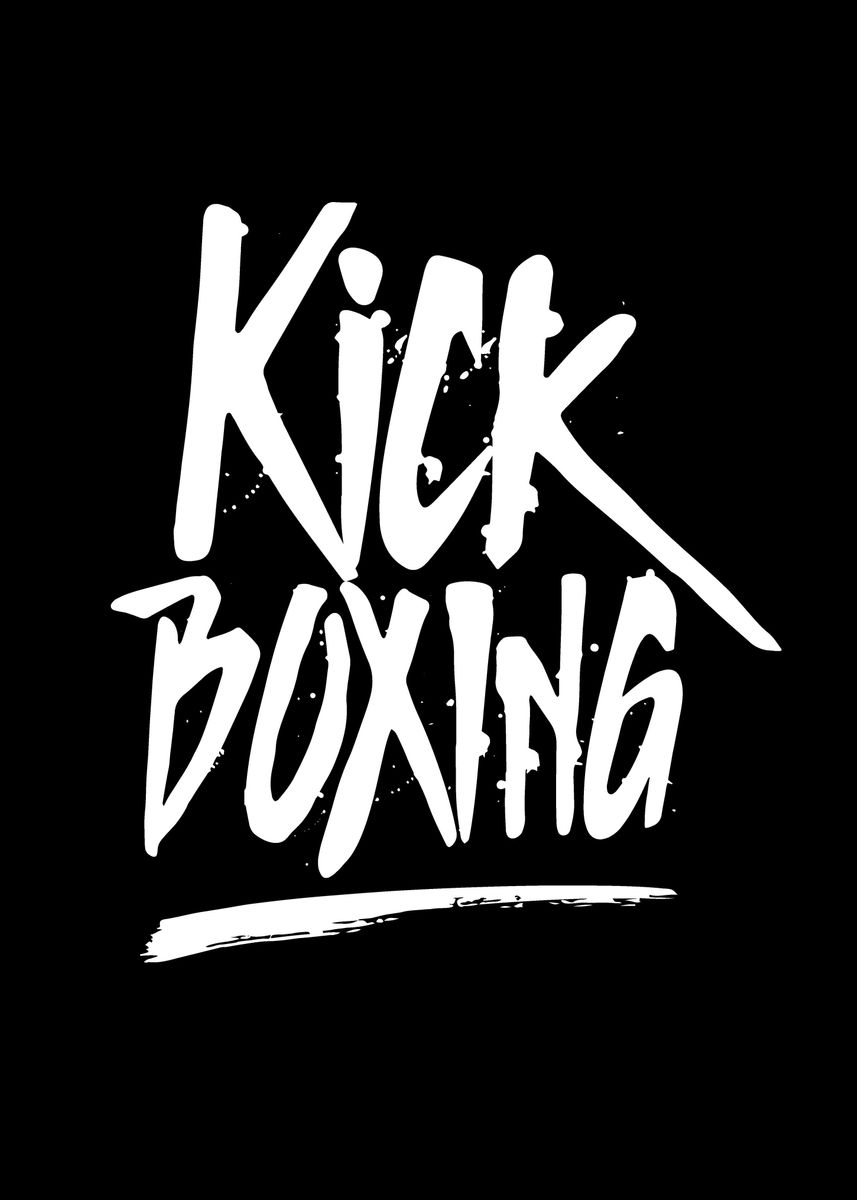 'Kickboxer Kickboxing ' Poster by dr3designs | Displate