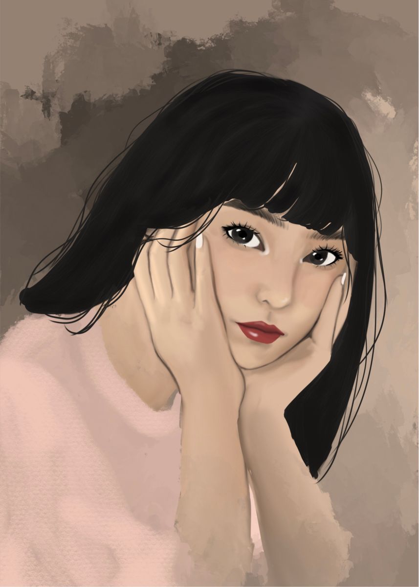 'Kim' Poster by Mikhaela Ponce | Displate