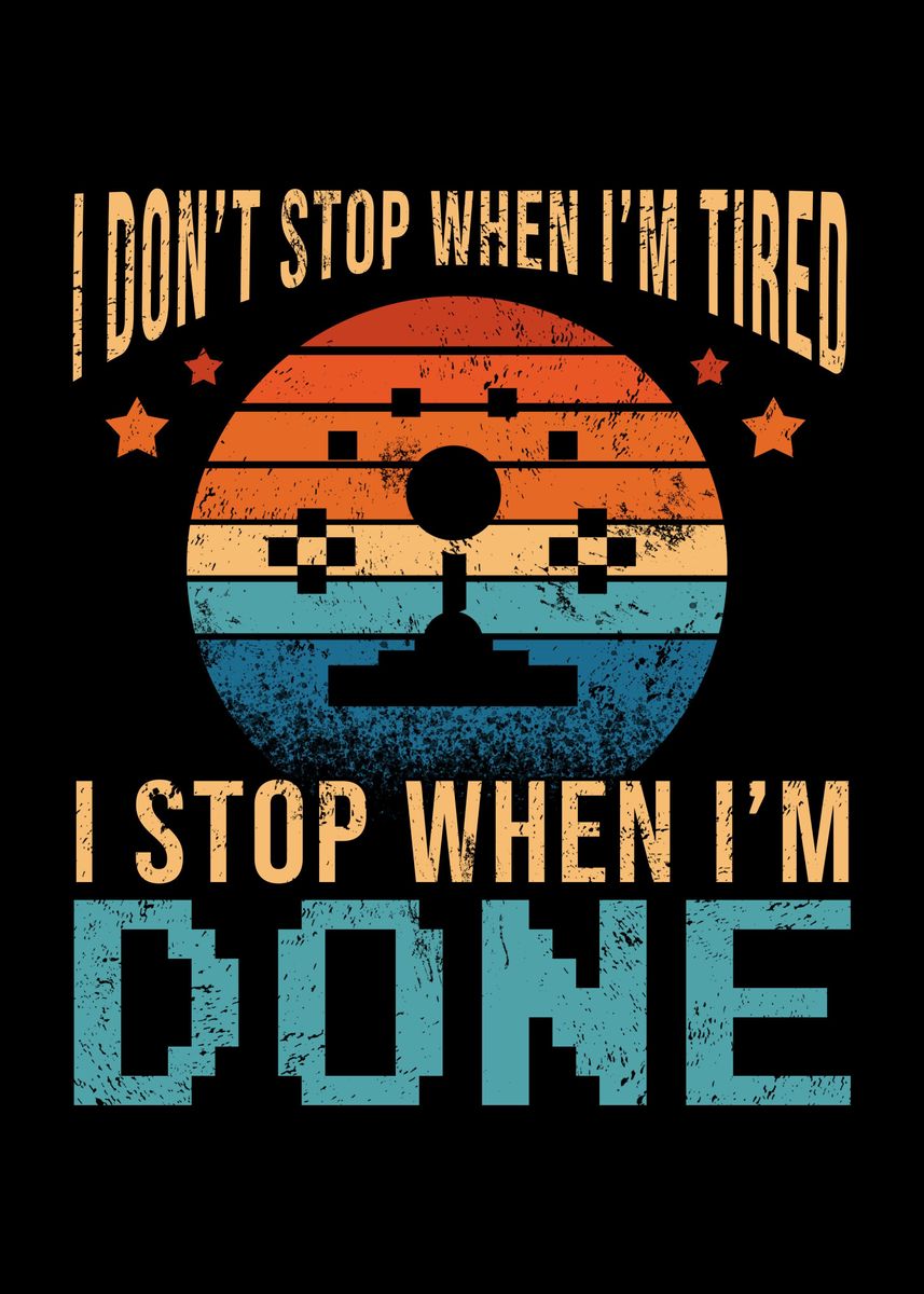 'Arcade Gaming Quote' Poster, picture, metal print, paint by ...