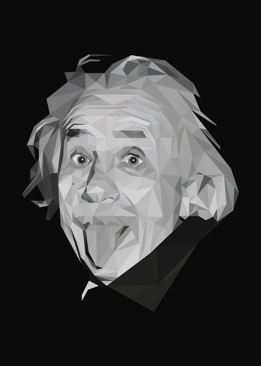 'Albert Einstein' Poster by Yanz Studio | Displate