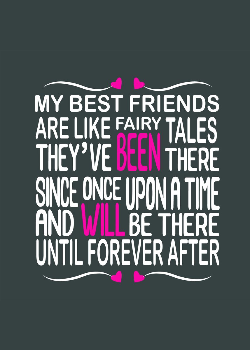 'Fairy tales Friend' Poster by Beone Digital | Displate