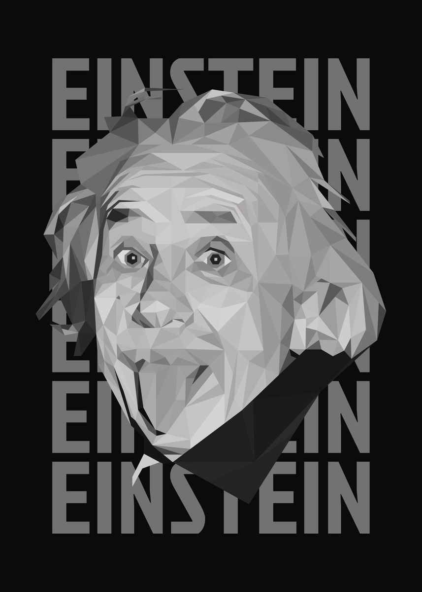 'Einstein' Poster by Yanz Studio | Displate
