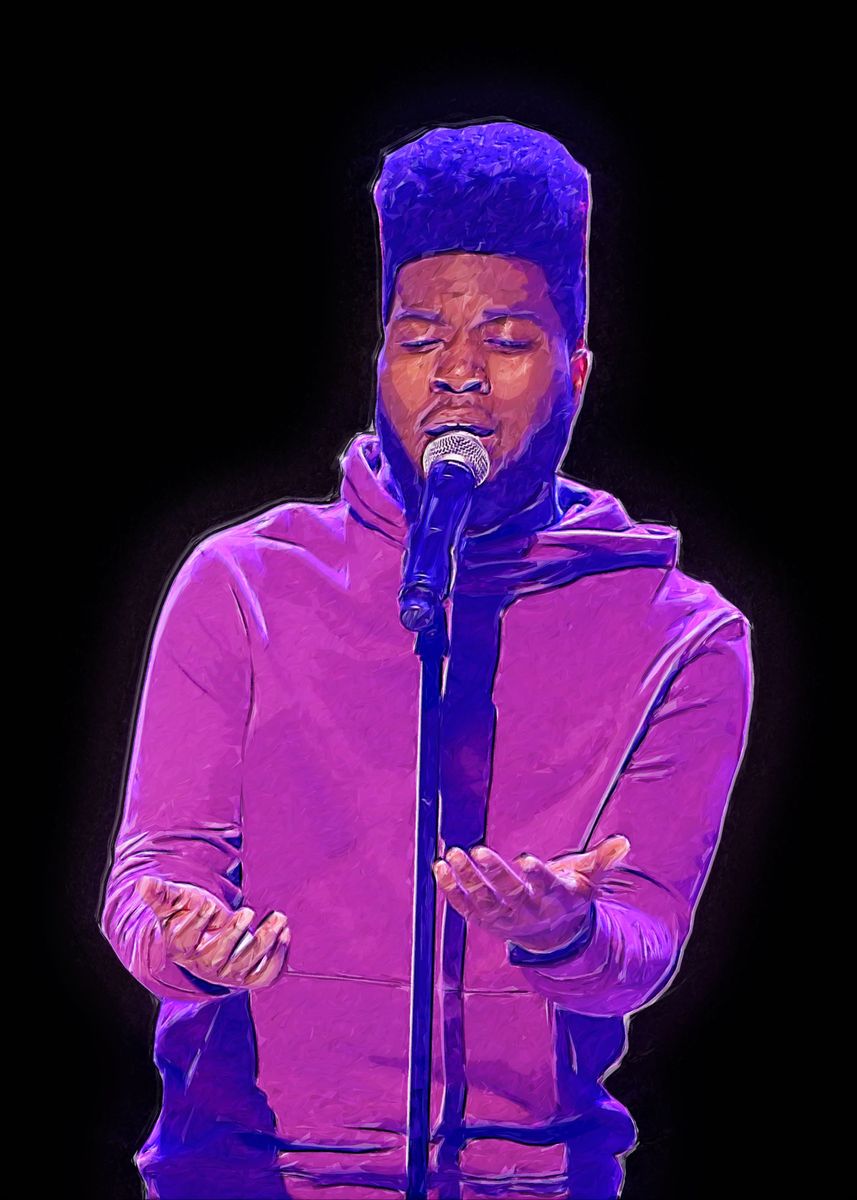 'KHALID' Poster, picture, metal print, paint by Andersen Dante | Displate