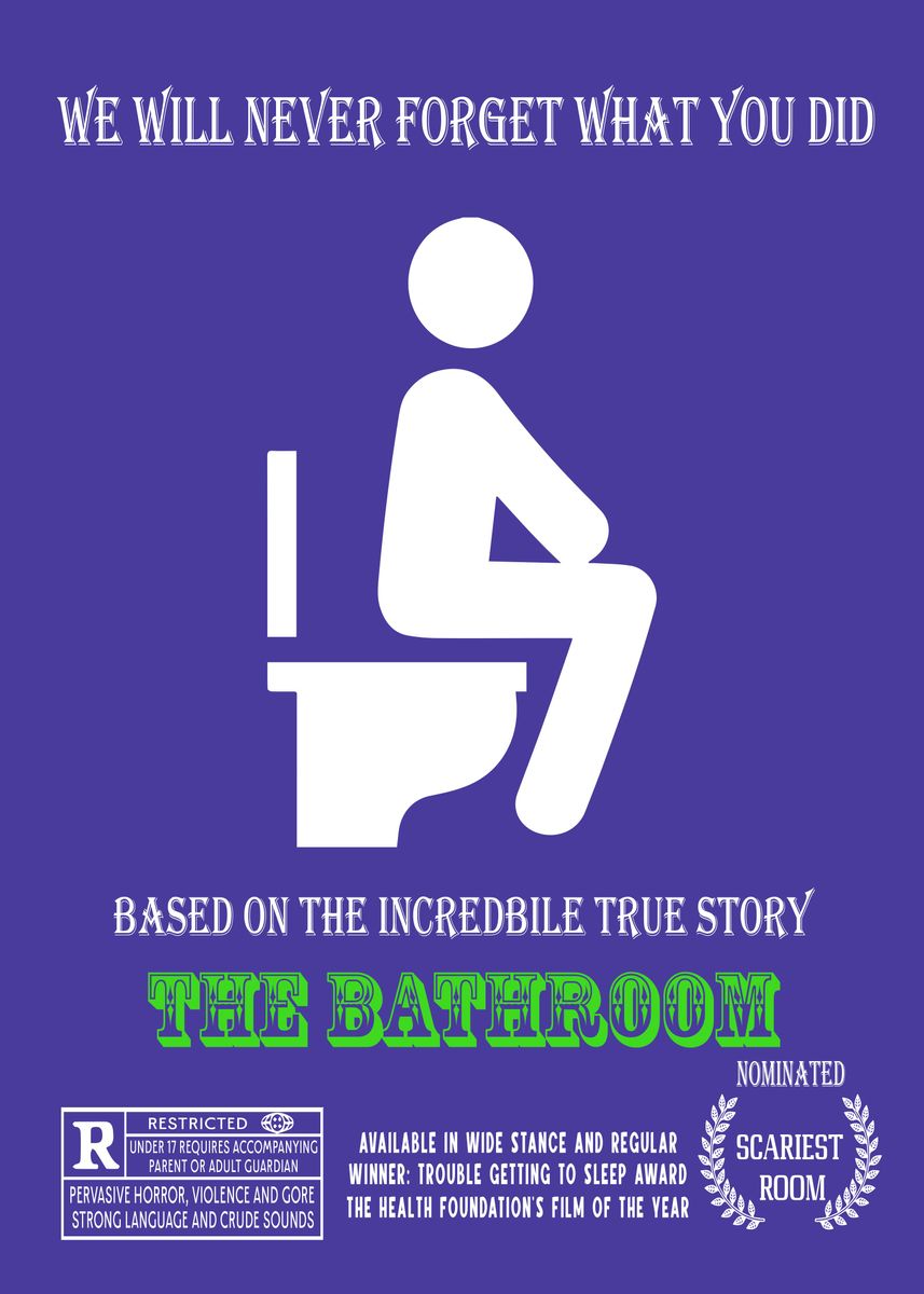 'Toilet' Poster by Dusty Kuhlman | Displate