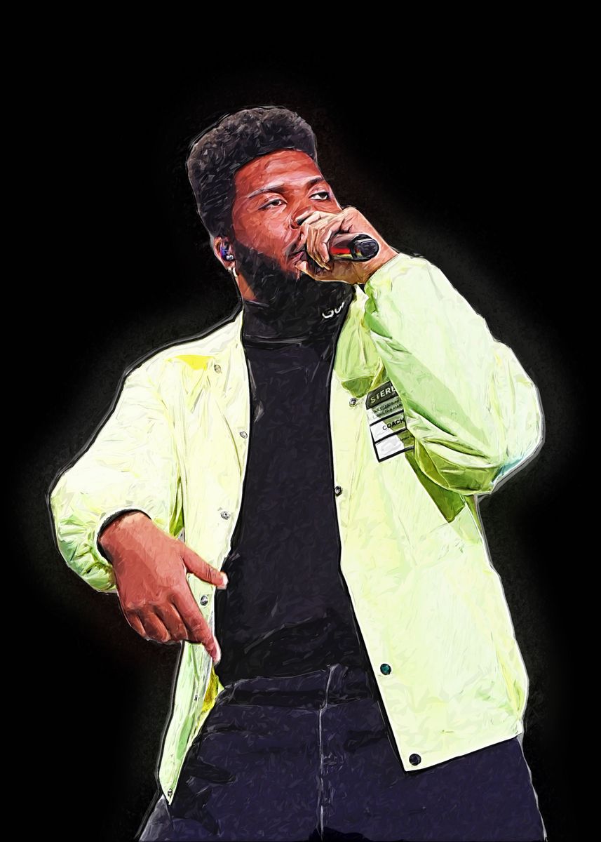 'KHALID' Poster, picture, metal print, paint by Andersen Dante | Displate