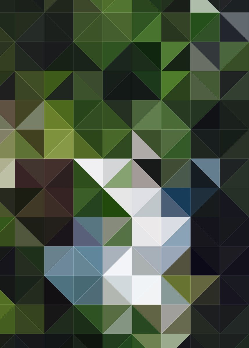 'Abstract Geometric Art 3' Poster by 1x Merch | Displate