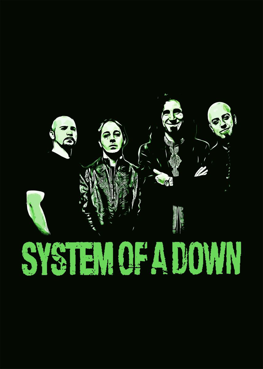 'System of a Down' Poster, picture, metal print, paint by supergaff ...