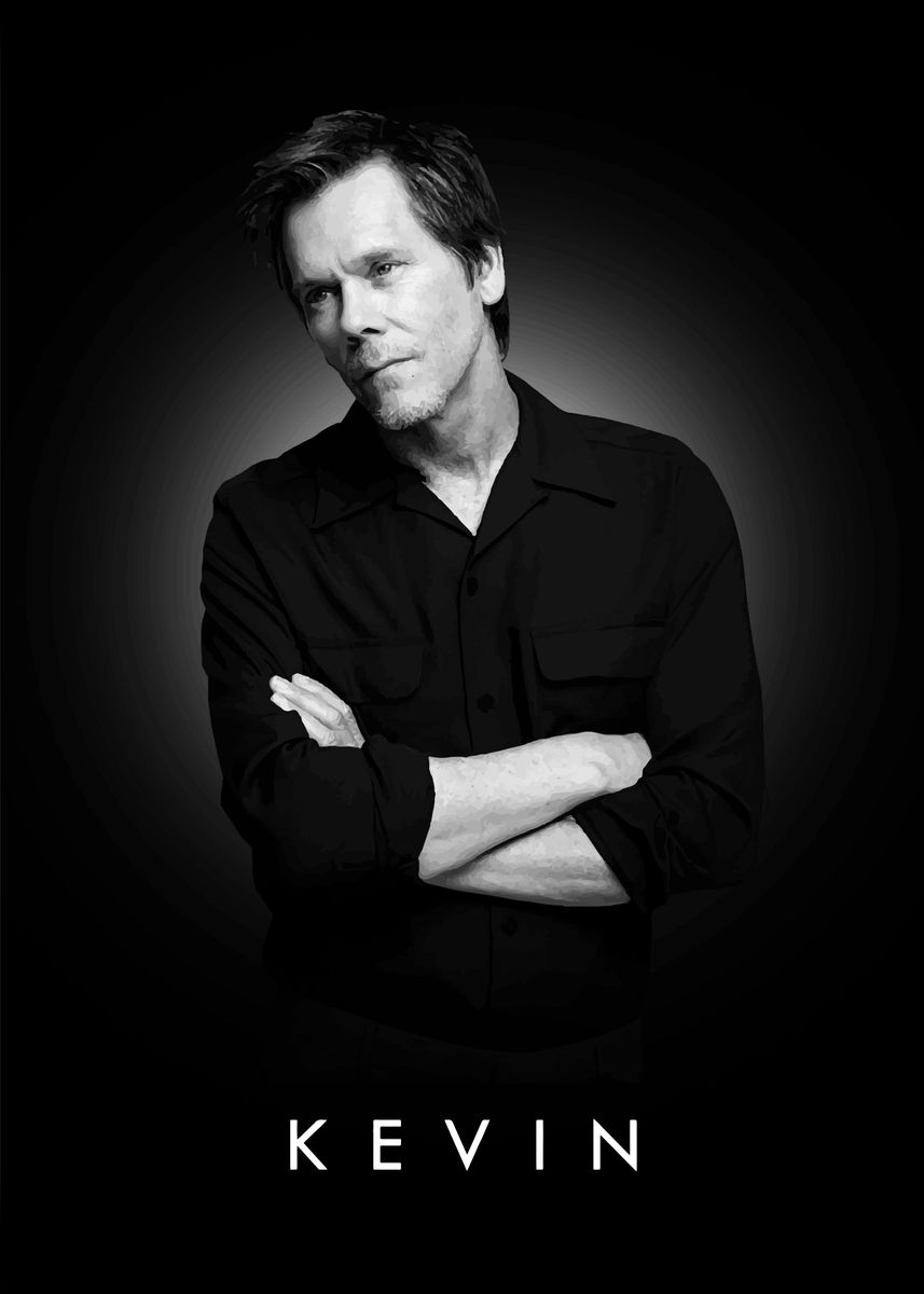 'Kevin Bacon' Poster, picture, metal print, paint by Bo Kev | Displate