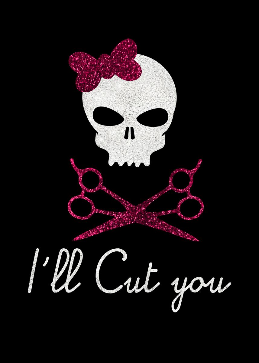 'Hairdresser Gift For' Poster, picture, metal print, paint by ...