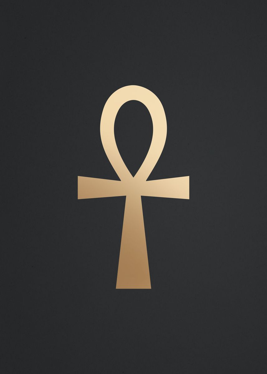 'Ankh' Poster, picture, metal print, paint by FonyxLab | Displate