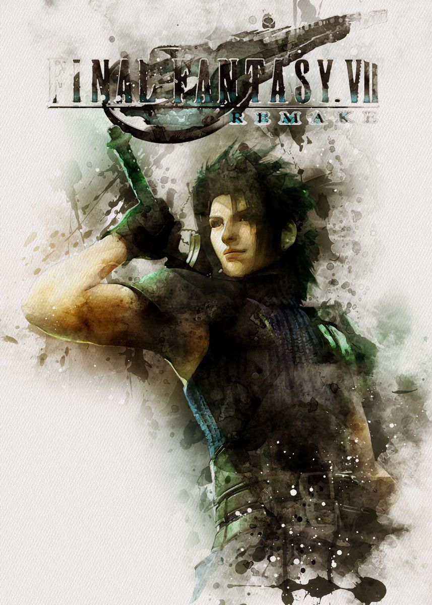 'Final Fantasy VII Remake' Poster, picture, metal print, paint by ...
