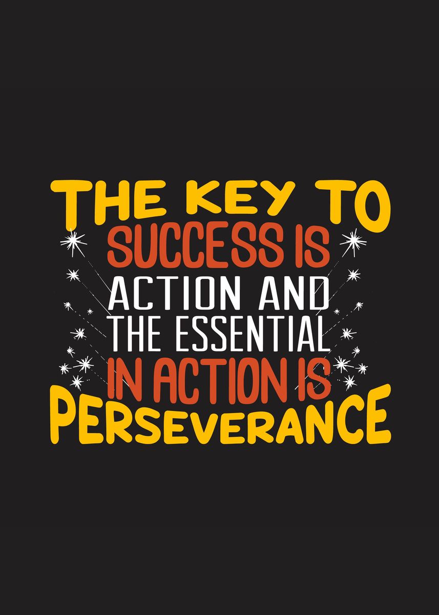 'The Key Of Success' Poster, picture, metal print, paint by Beone ...