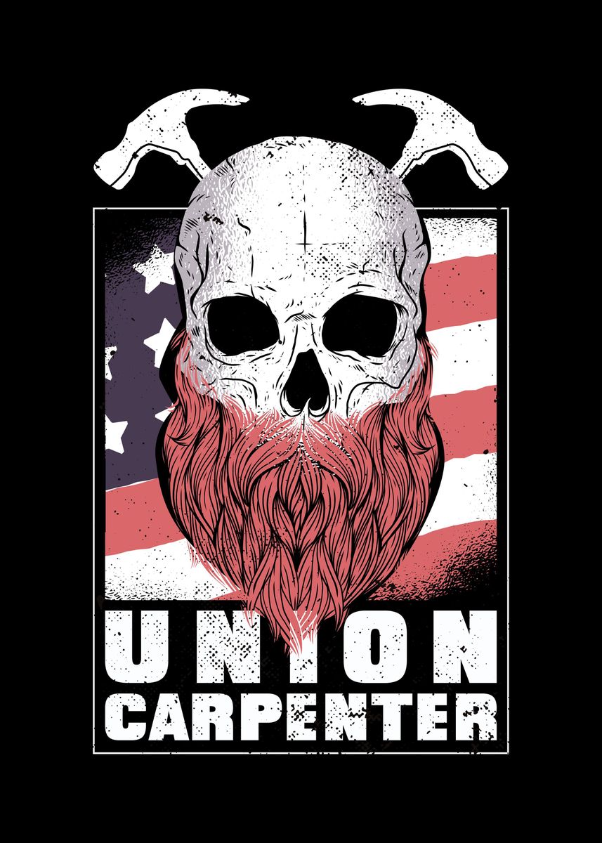 'Union Carpenter' Poster, picture, metal print, paint by ...