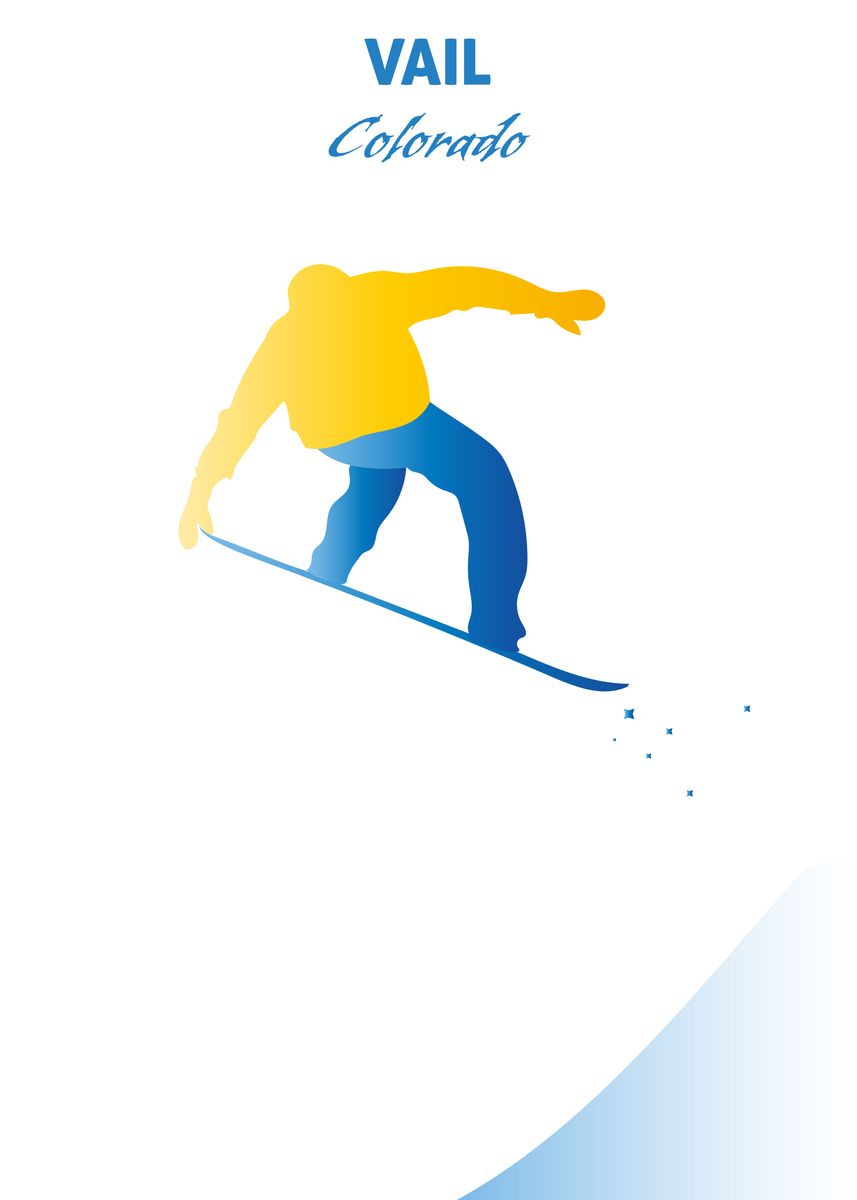 'Vail' Poster, picture, metal print, paint by LeewardDesign | Displate