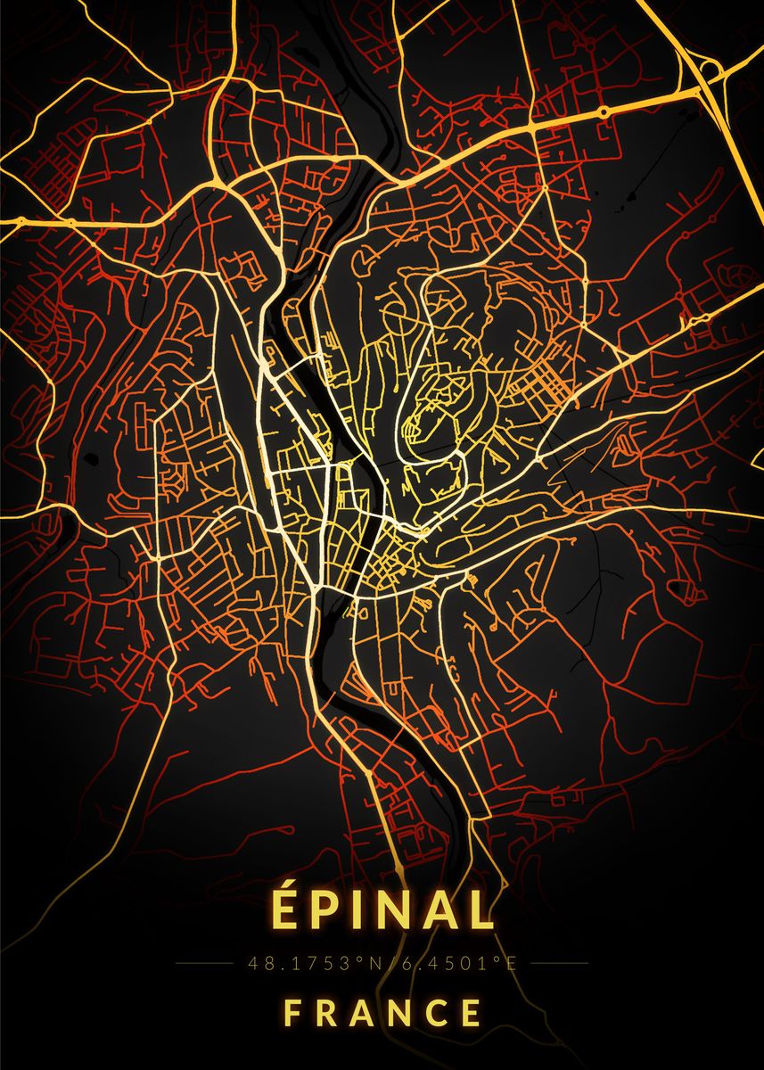 'Epinal' Poster, picture, metal print, paint by Jerhus | Displate