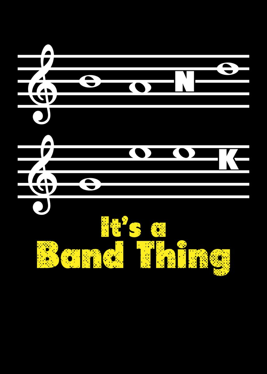 'It Is A Band Thing ' Poster by Monster Designs | Displate