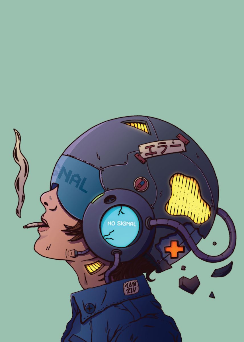 'Error' Poster, picture, metal print, paint by tamir | Displate