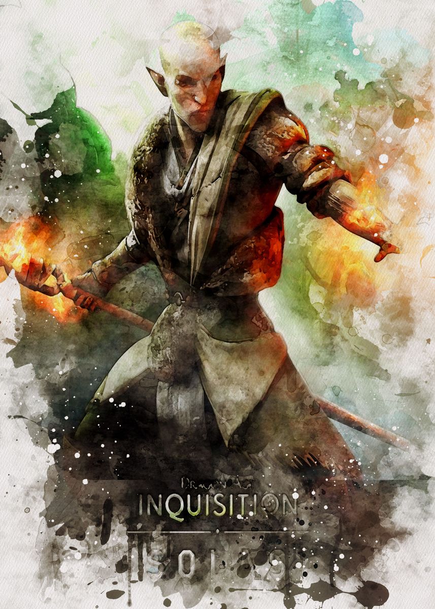 'Dragon Age Inquisition' Poster by MarcosHarris Studio | Displate