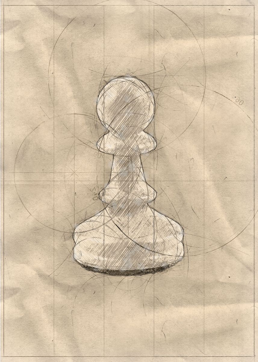 'Pawn Chess Piece' Poster by Christian Strang | Displate