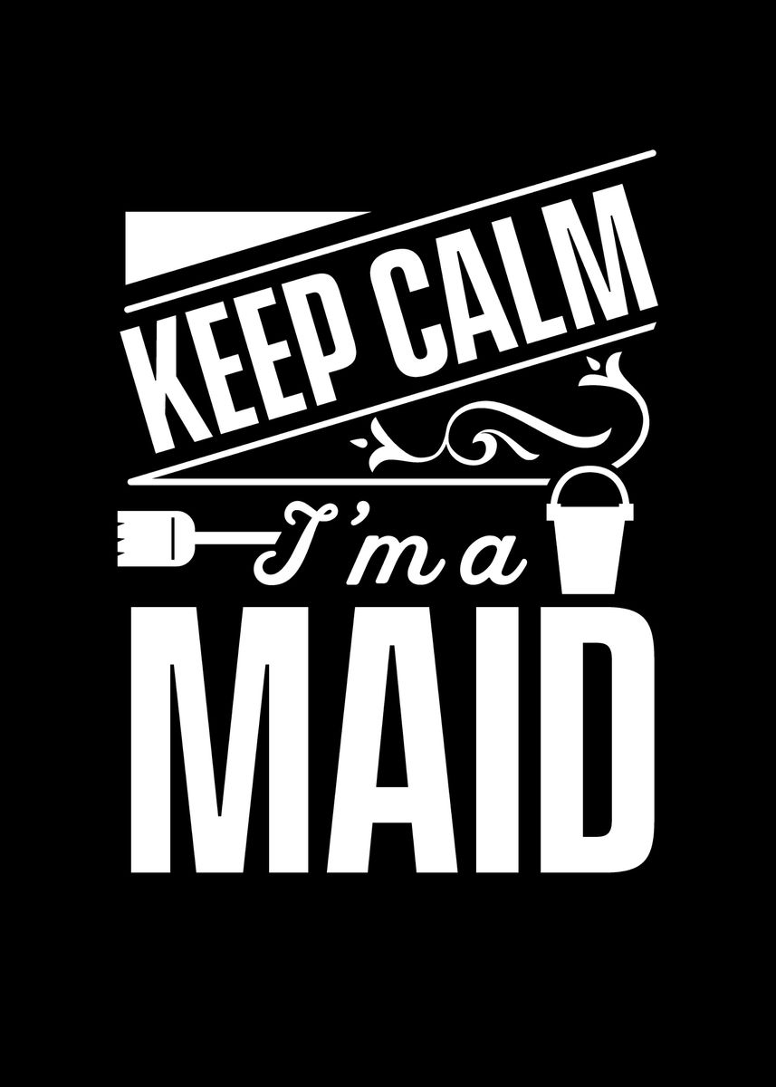 'Maid Housemaid Maids ' Poster, picture, metal print, paint by ...