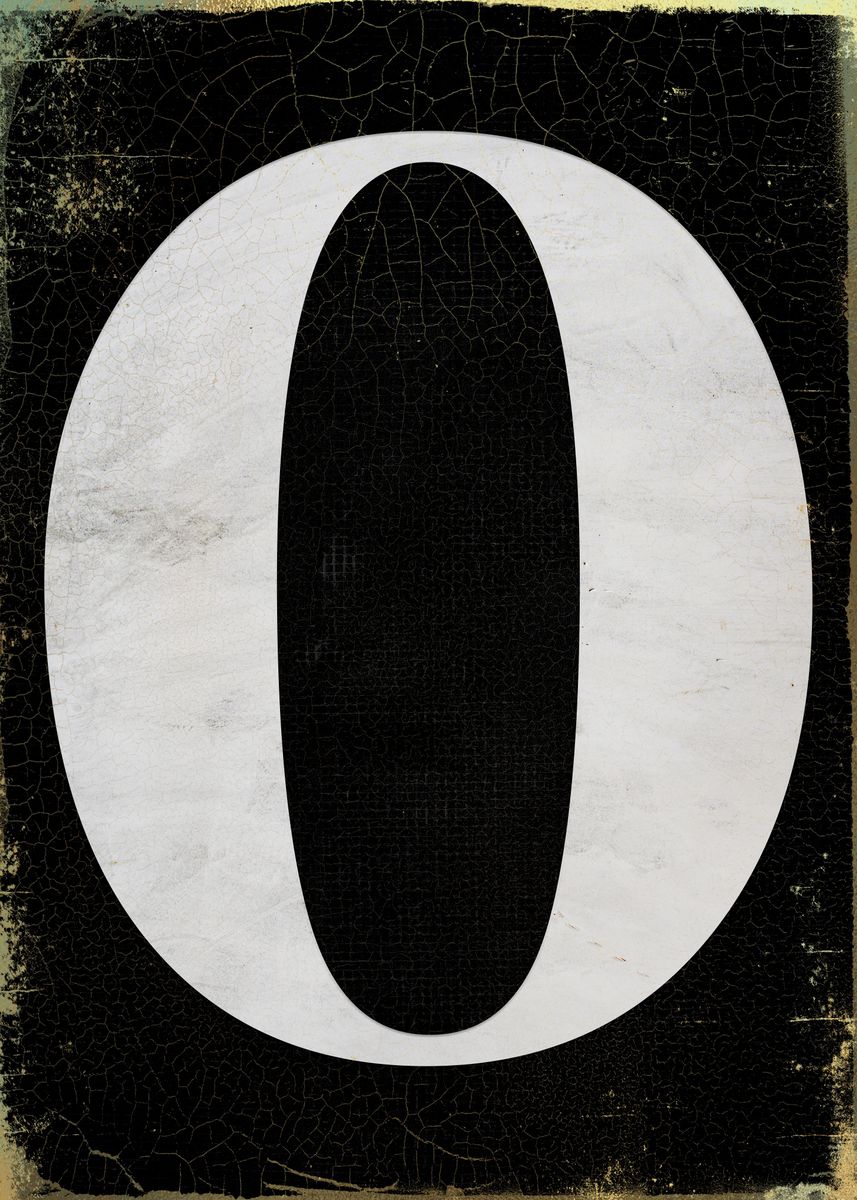 'NUMBER ZERO' Poster, picture, metal print, paint by Studio Six | Displate