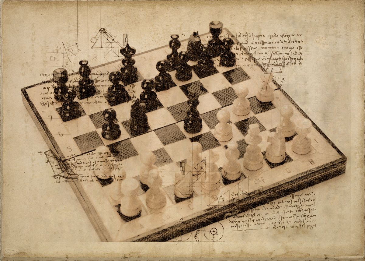 'Chess Board' Poster by Christian Strang | Displate