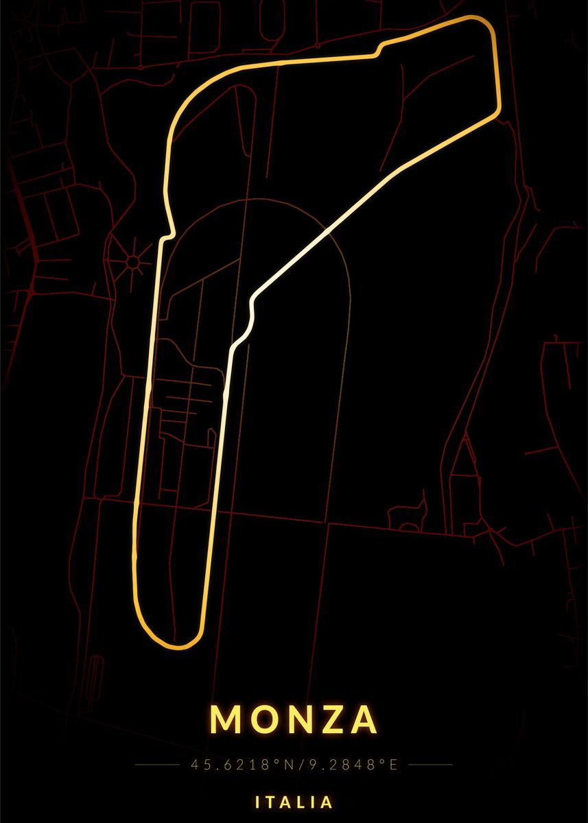 'Monza' Poster by Jerhus | Displate