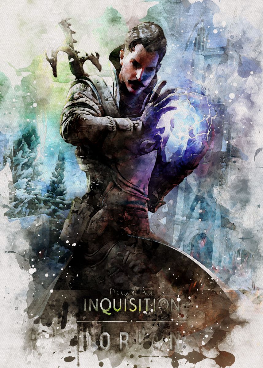 'Dragon Age Inquisition' Poster by MarcosHarris Studio | Displate