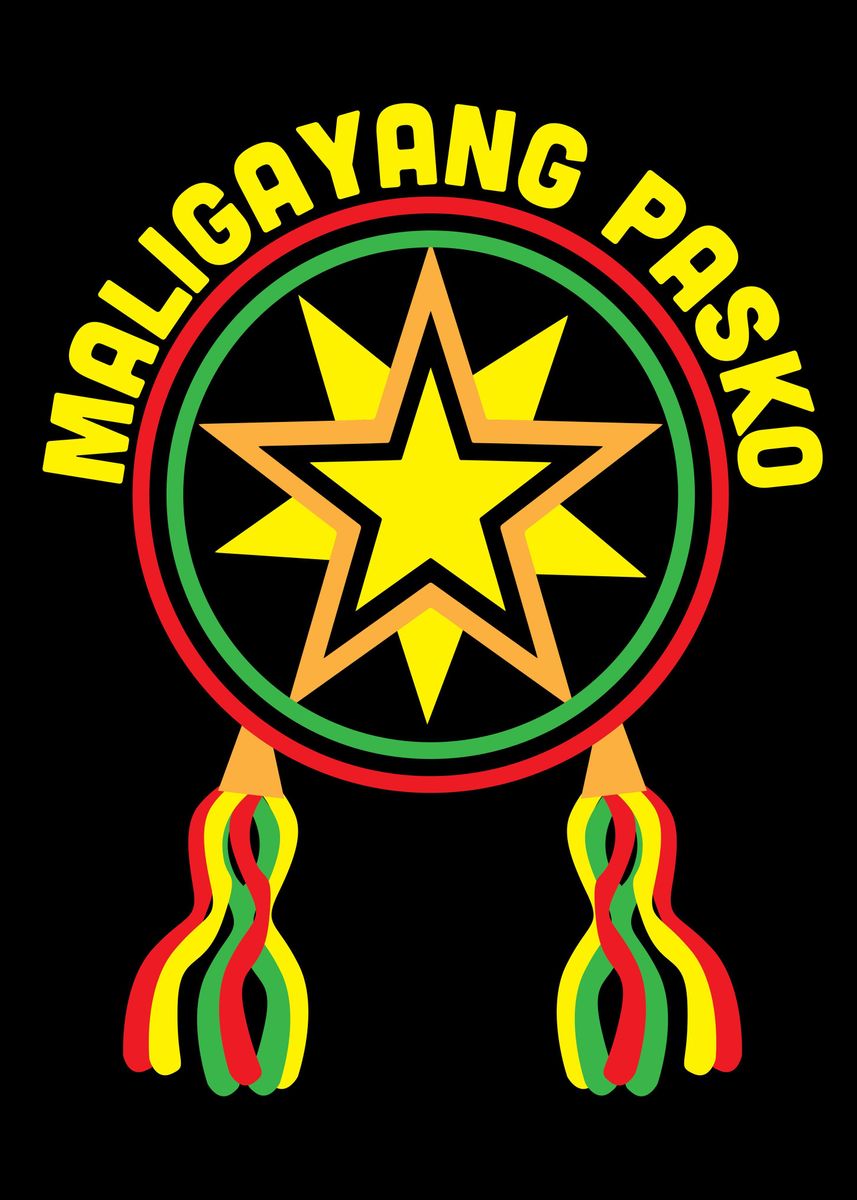 'Maligayang Pasko Shirt' Poster by Bernie Bernecker | Displate