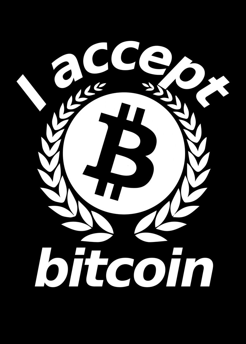 'Bitcoin BTC Crypto Gifts' Poster, picture, metal print, paint by TW ...