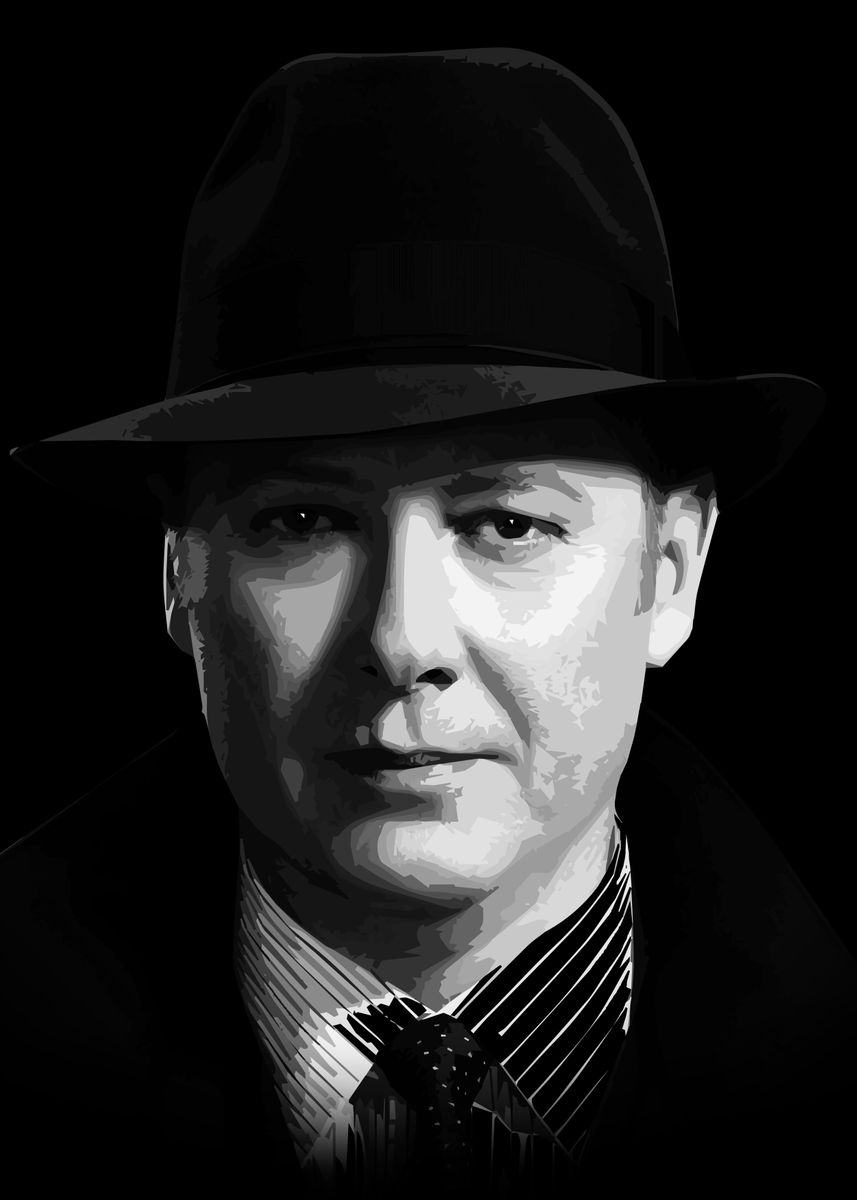 'Raymond Reddington' Poster, picture, metal print, paint by ...