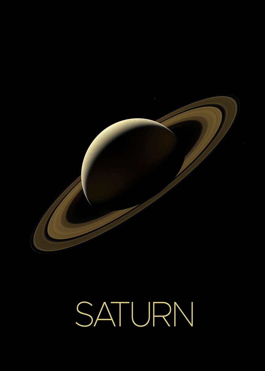 'Saturn Planet' Poster by Mads Andersen | Displate