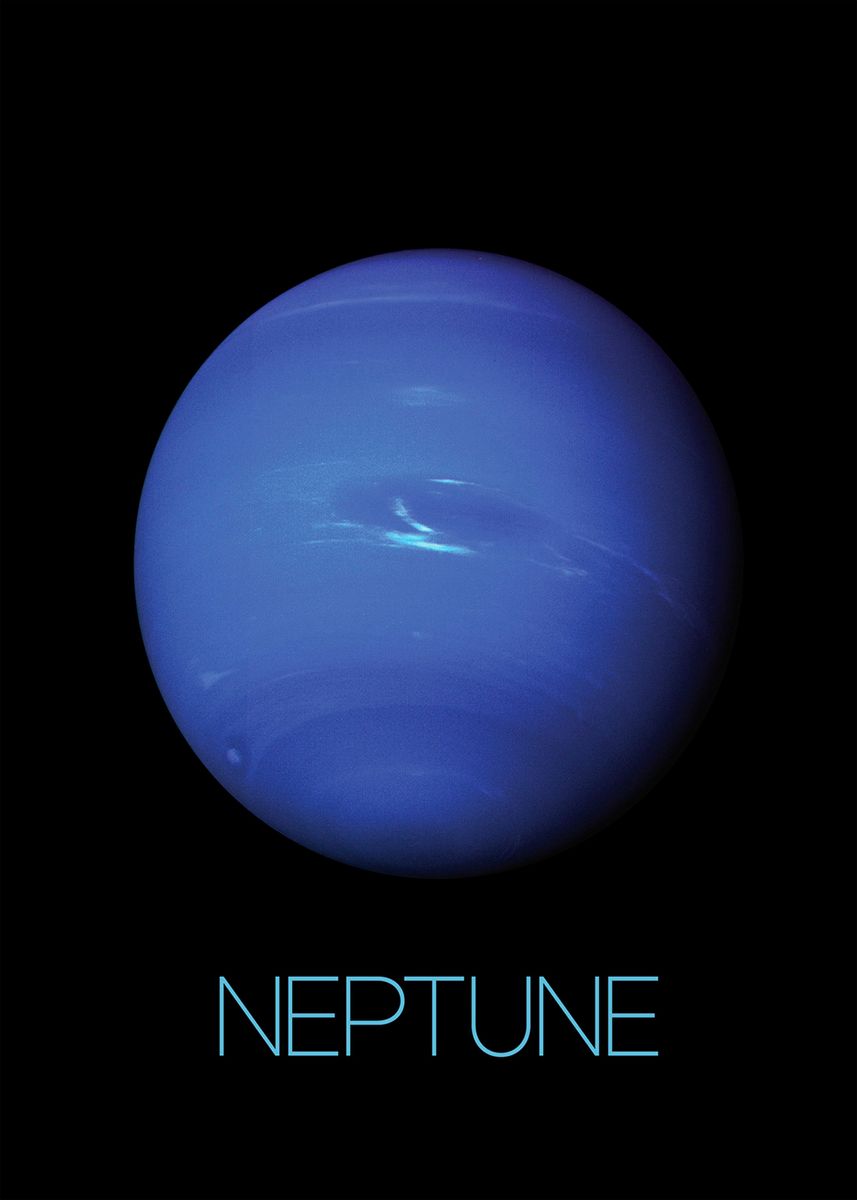 'Neptune Planet' Poster, picture, metal print, paint by Mads Andersen ...