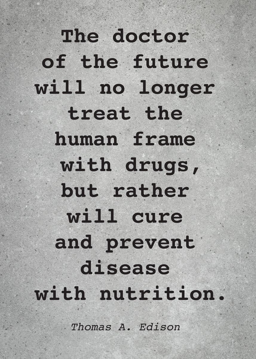 'Thomas Edison Quote L025' Poster by Go Fonix | Displate