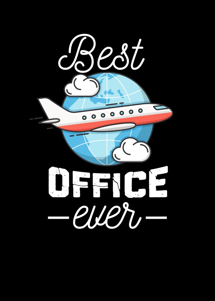 'Pilot Pilots Gifts' Poster, picture, metal print, paint by ZS C O M M ...