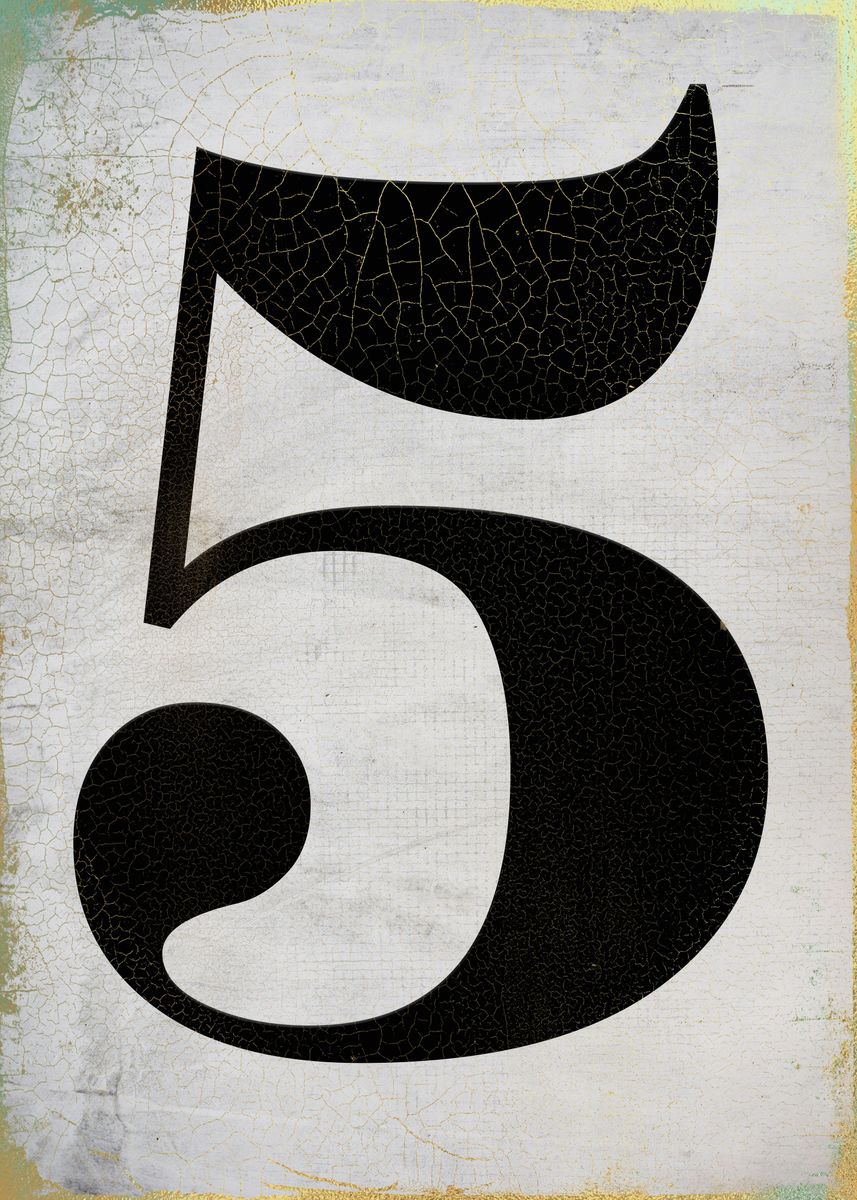 'NO 5' Poster by Studio Six | Displate