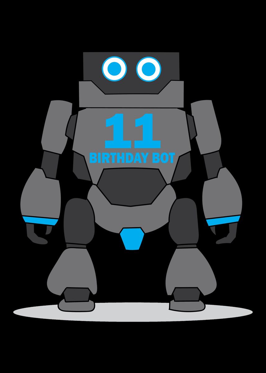 'Cute Robot Futuristic An' Poster by TheSpezialBrand | Displate